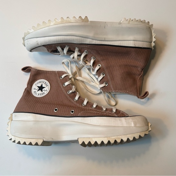 Converse | Shoes | Converse Hightop Run Star Hike Sneakers In Tan And ...